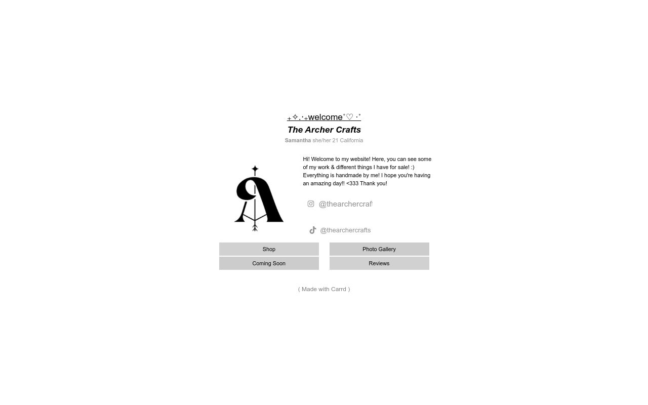 The Archer Crafts